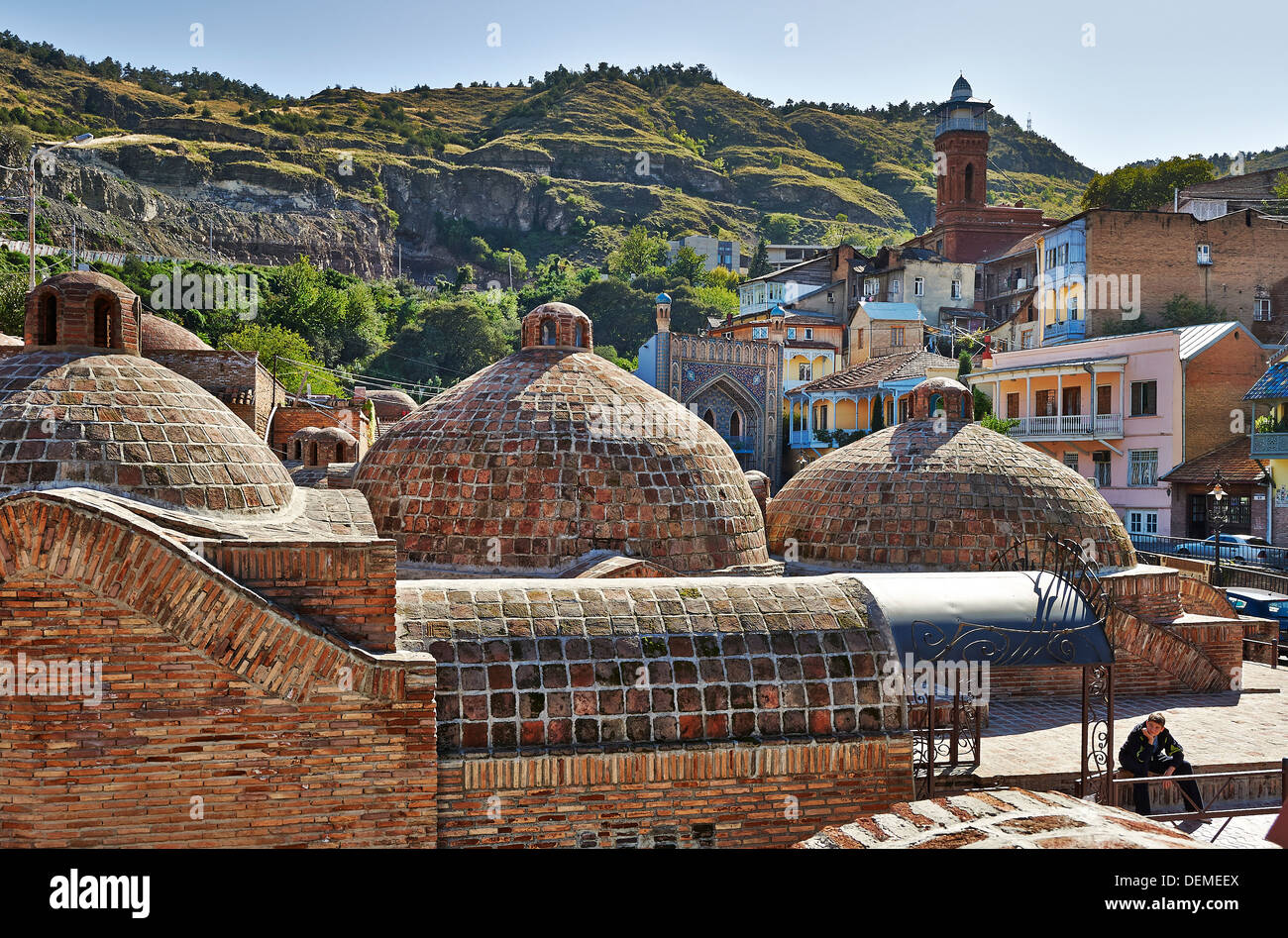 brick domed Sulfur Baths, Tbilisi, Georgia Stock Photo - Alamy