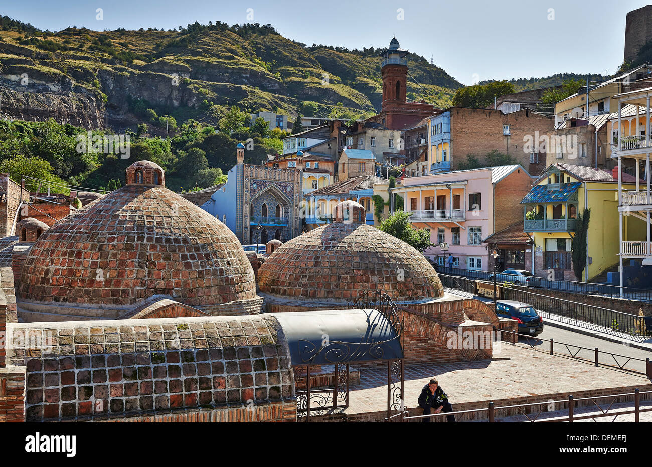 brick domed Sulfur Baths, Tbilisi, Georgia Stock Photo - Alamy