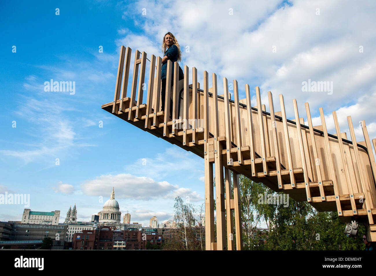 London, UK. 20th Sep, 2013. Endless Stair: commissioned for the London ...