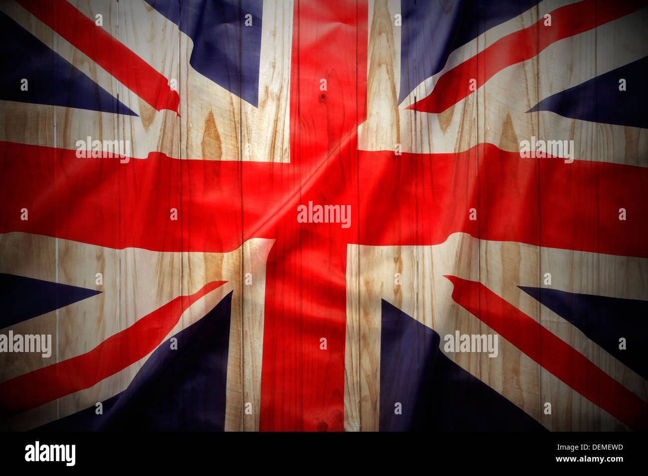 Sparkly British Flag Background
