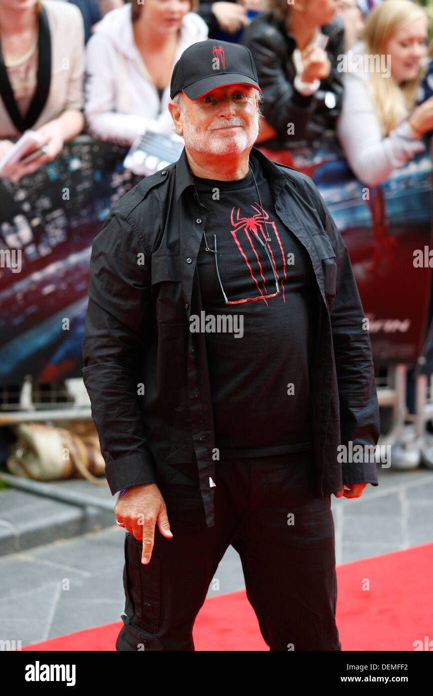 Avi Arad attends the UK premiere of The Amazing Spider-Man at The Odeon ...