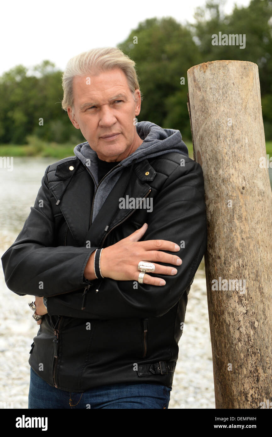 EXCLUSIVE - Irish musician Johnny Logan poses for the camera at the ...