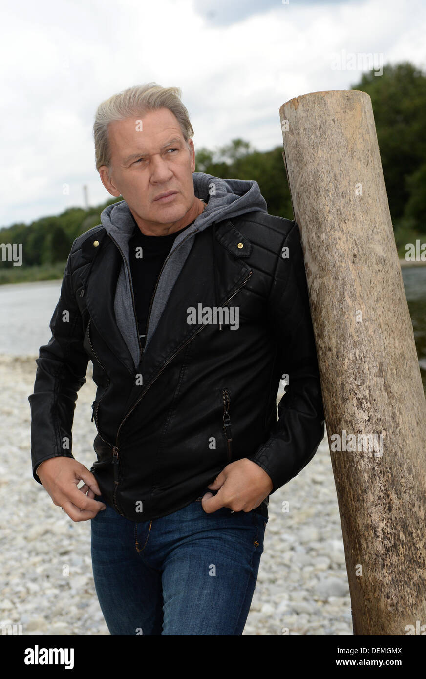 EXCLUSIVE - Irish musician Johnny Logan poses for the camera at the ...