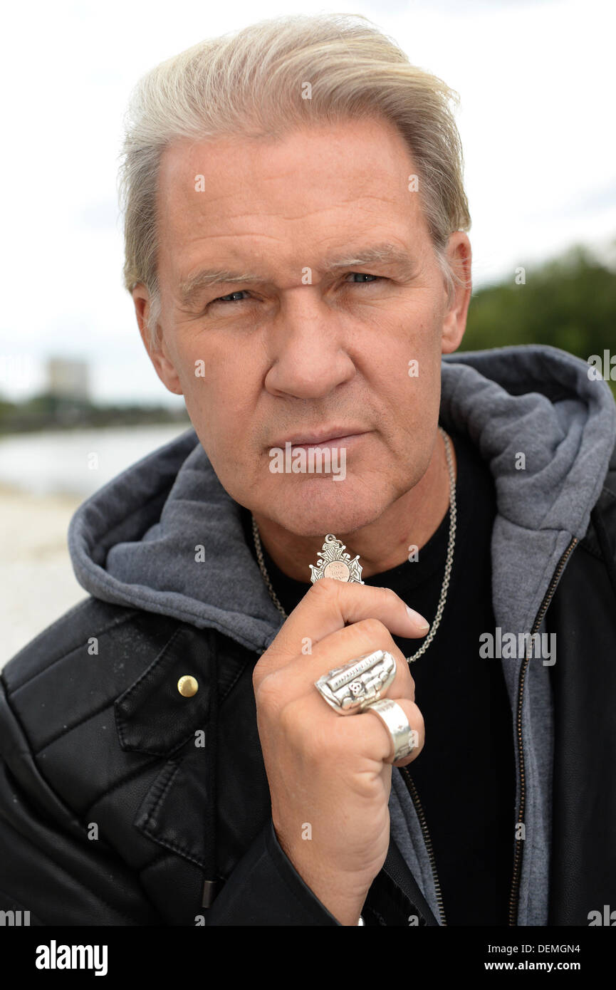 EXCLUSIVE - Irish musician Johnny Logan poses for the camera at the ...