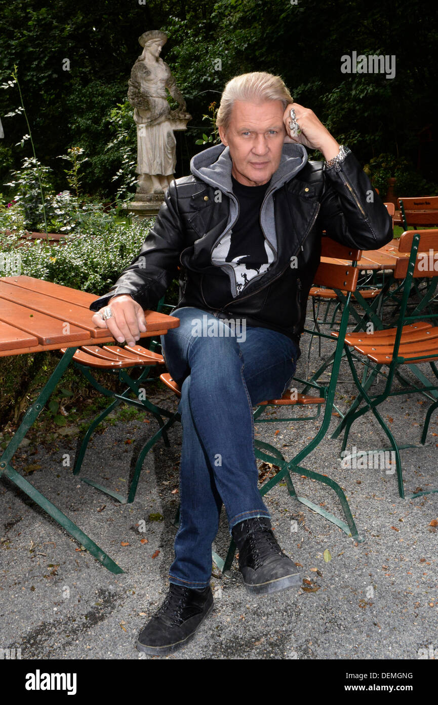EXCLUSIVE - Irish musician Johnny Logan poses for the camera in Munich ...