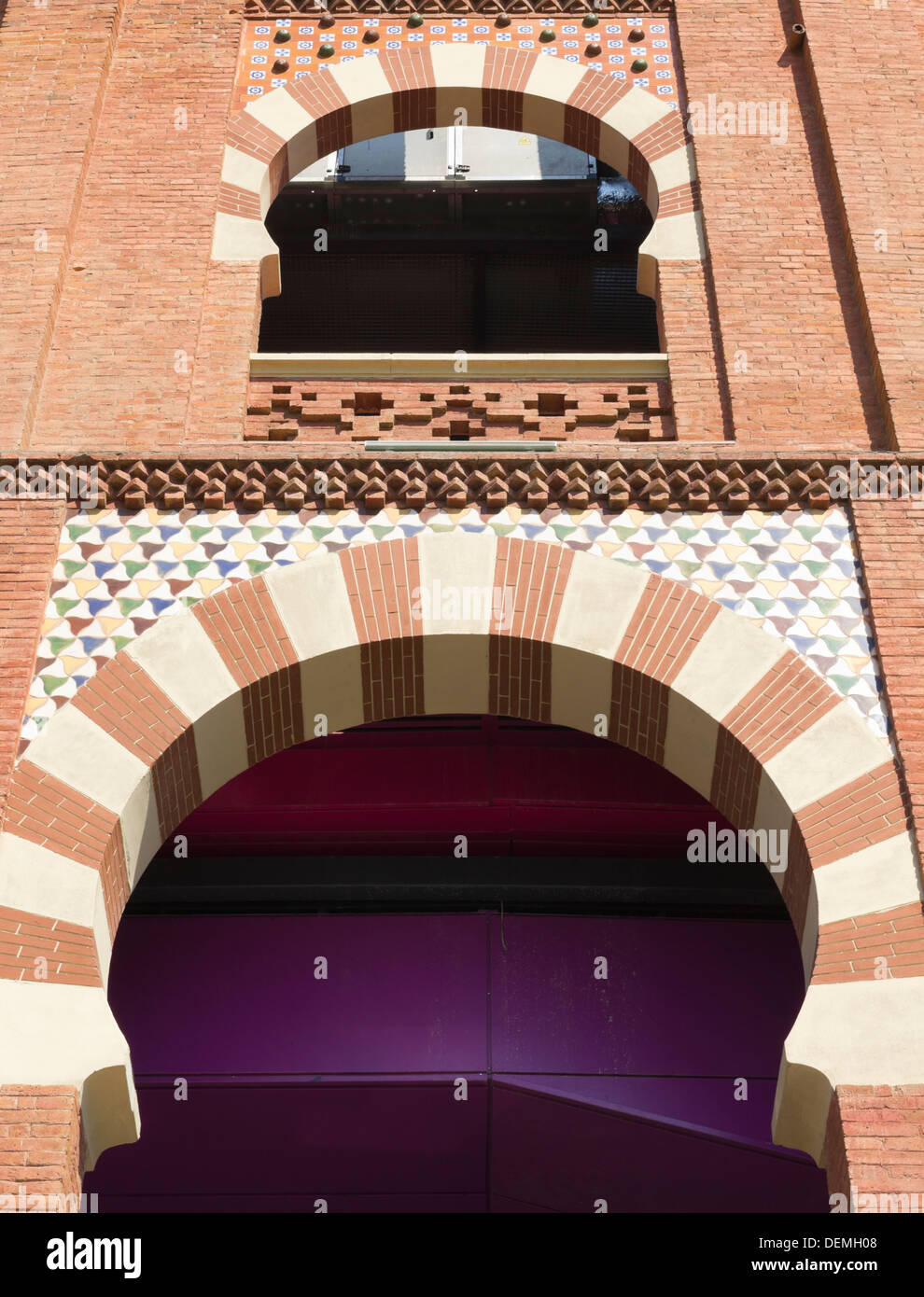 Neo-Moorish architectural style. Barcelona, Spain Stock Photo - Alamy