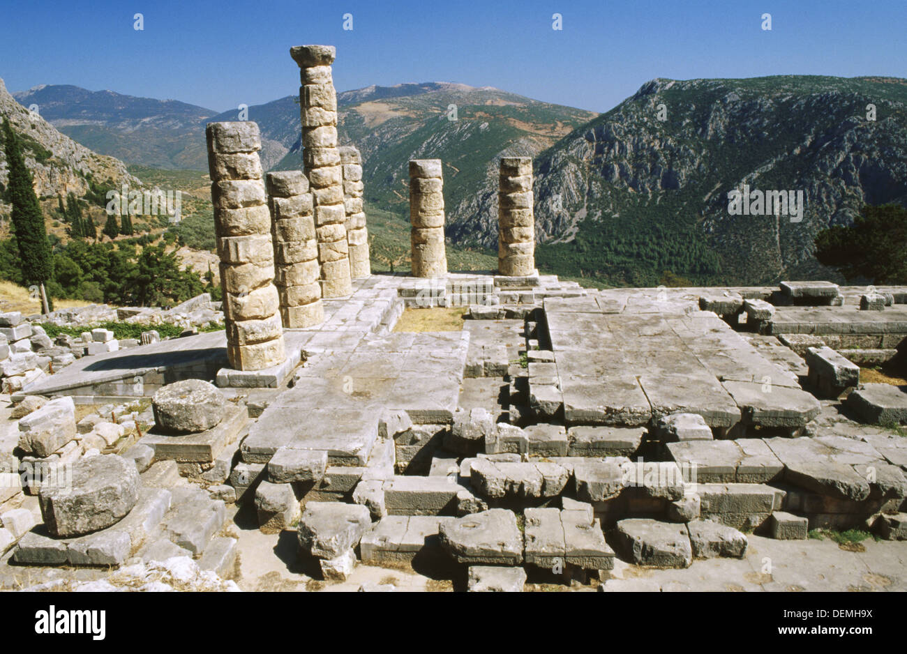 Temple apollo in hi-res stock photography and images - Alamy