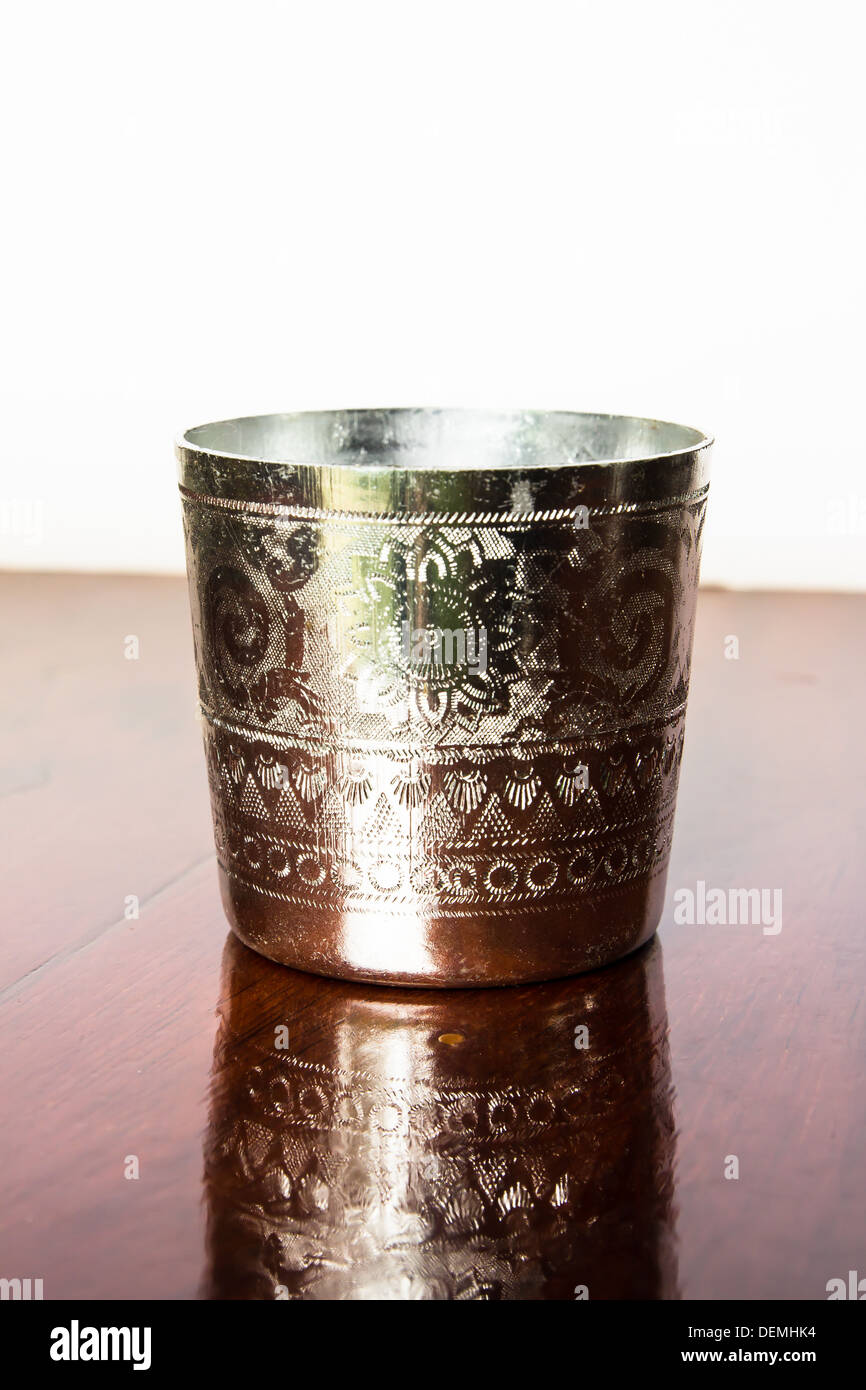 Old grail silver in Thailand Stock Photo - Alamy