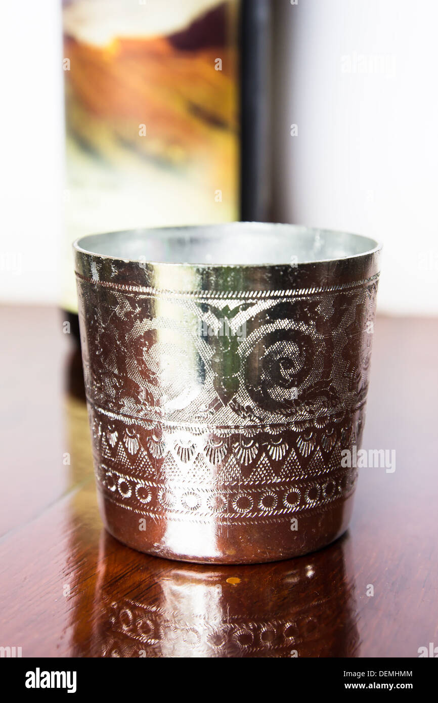 Old grail silver in Thailand Stock Photo - Alamy