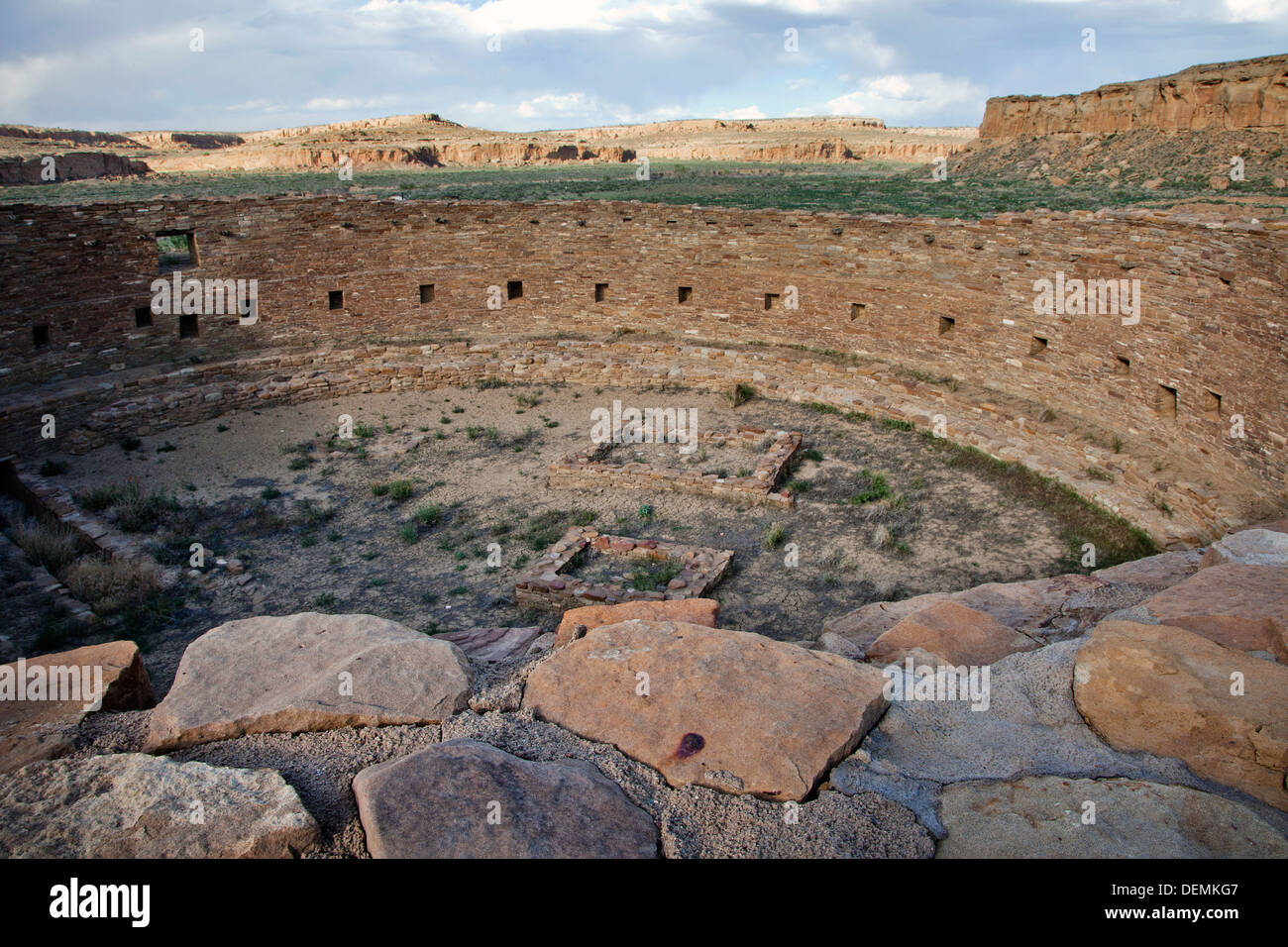 The Great Kiva at Casa Rinconada in Chaco Culture National Historical ...