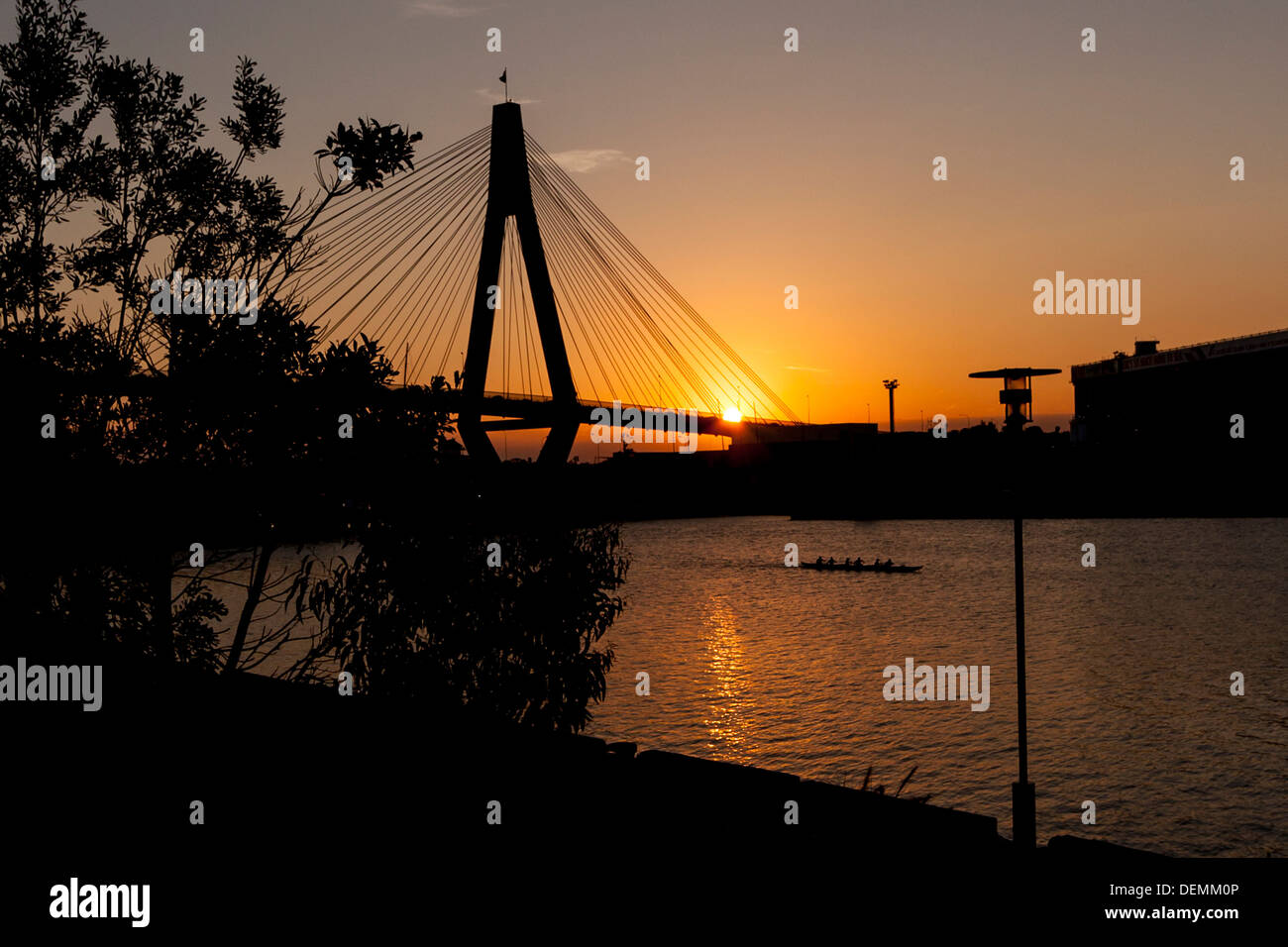 ANZAC bridge at sunset Stock Photo - Alamy