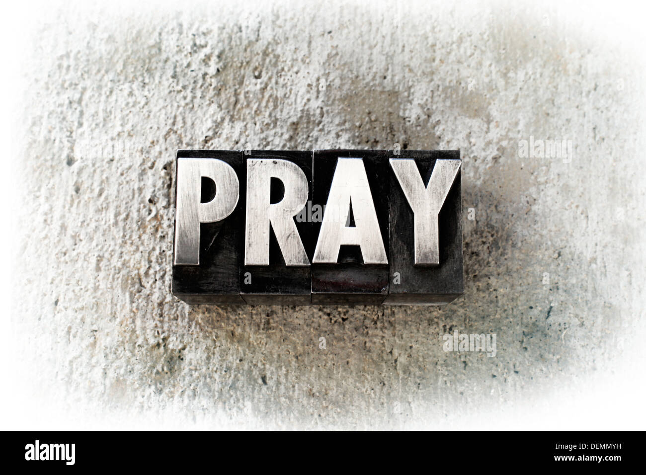 Word pray written in isolated hi-res stock photography and images - Alamy