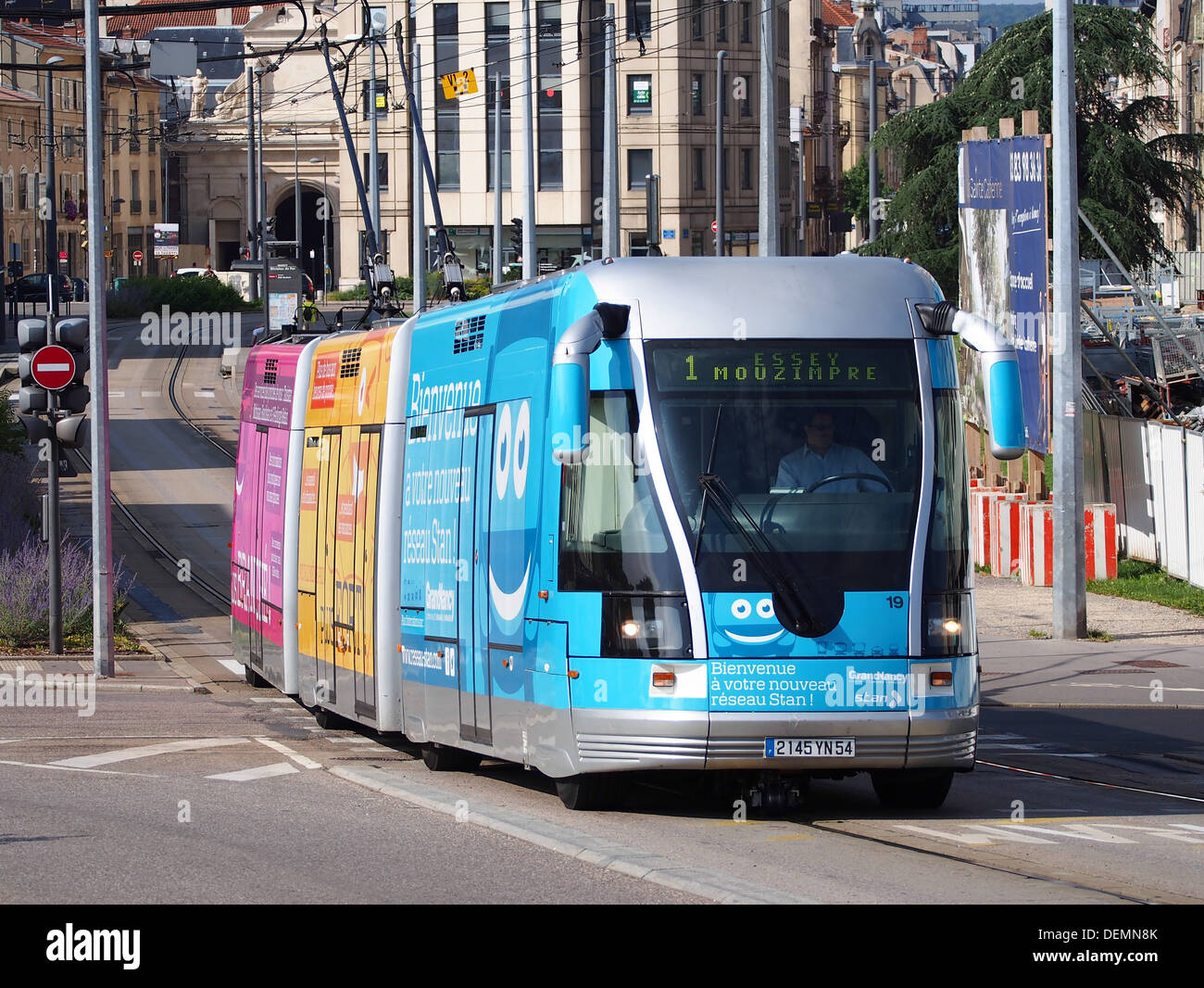 Tram line 1 in Nancy, France, was the first city to introduce a tramway ...