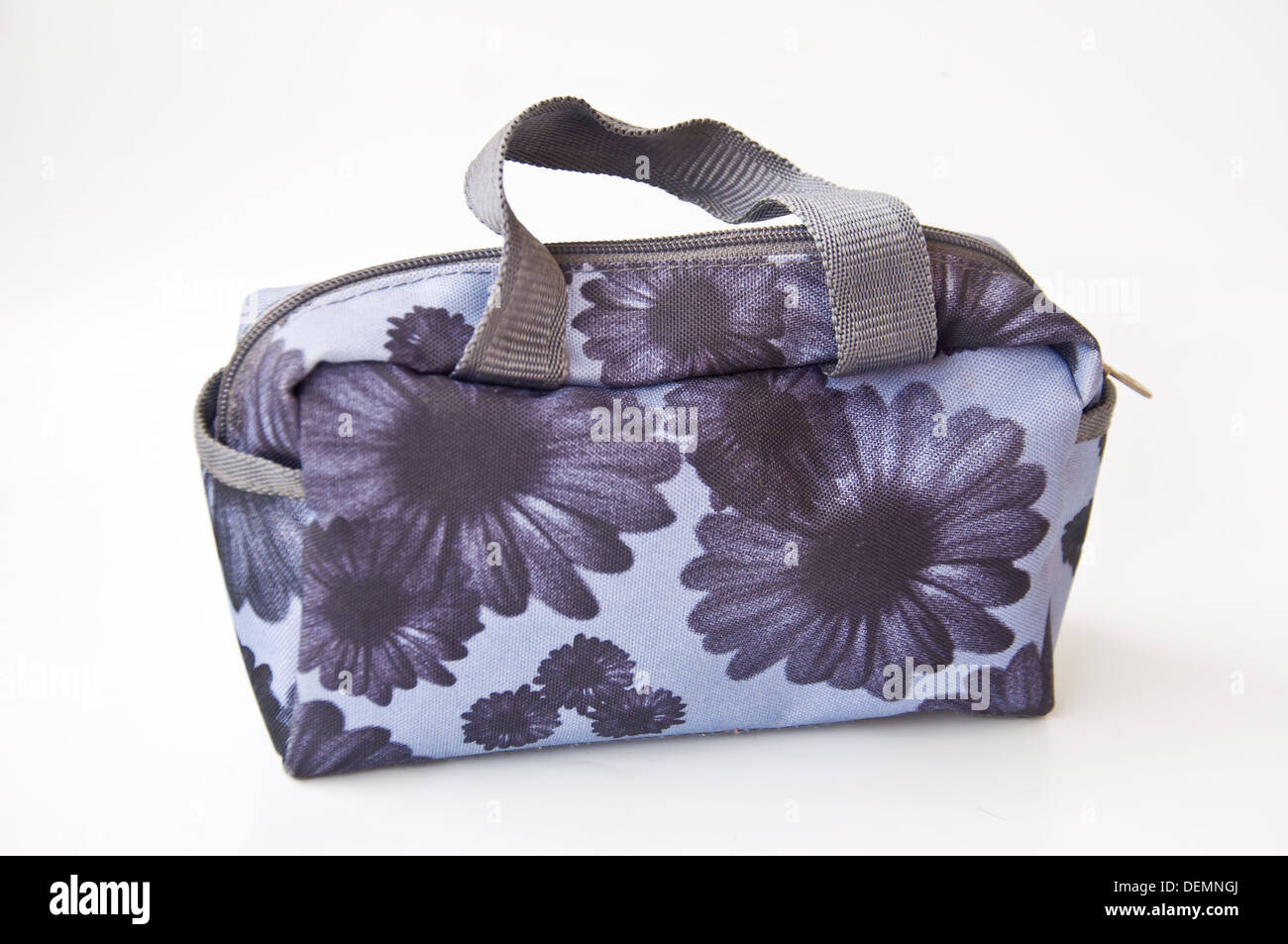 blue bag on white background Stock Photo - Alamy