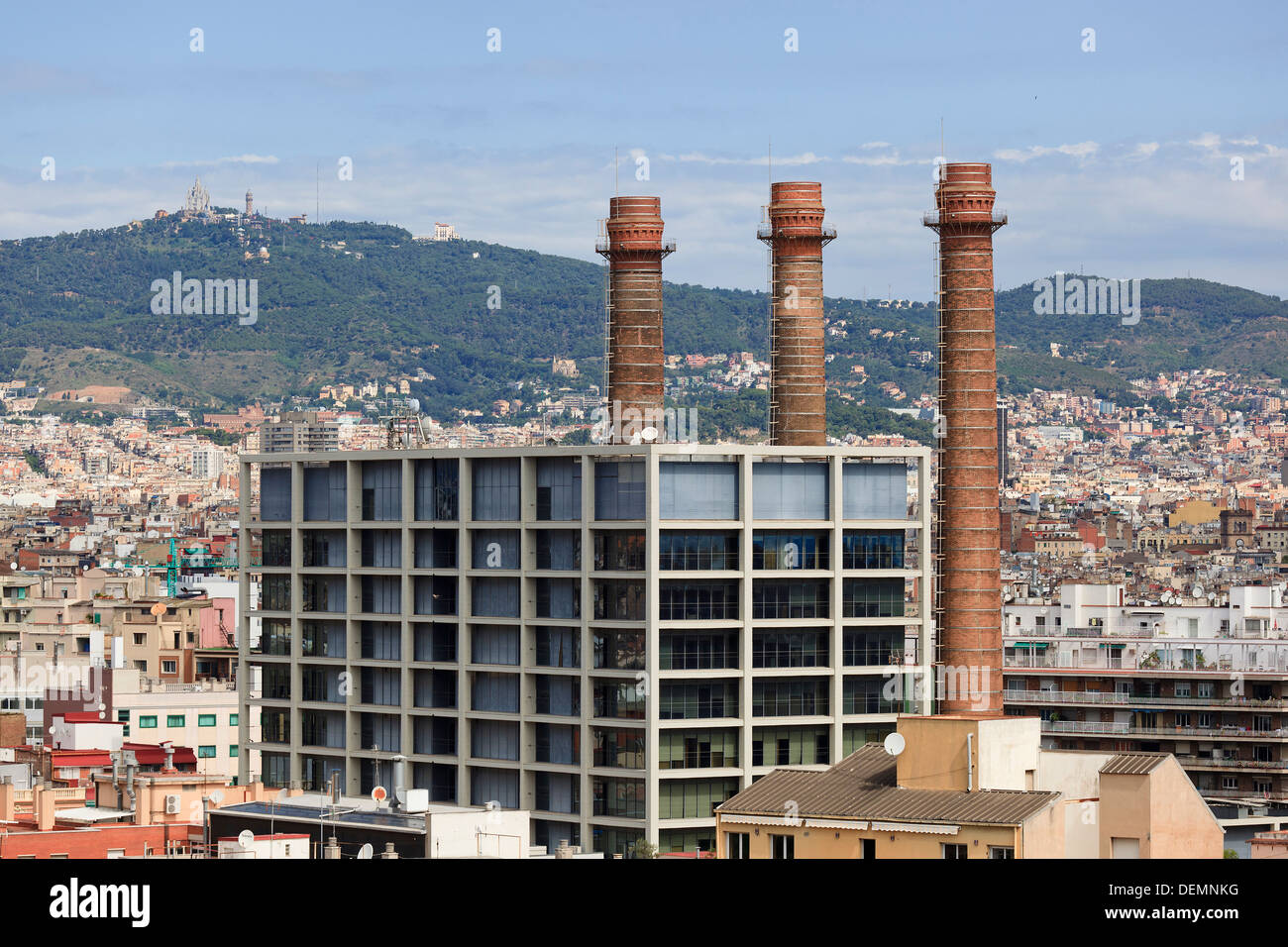 Three chimneys hi-res stock photography and images - Alamy