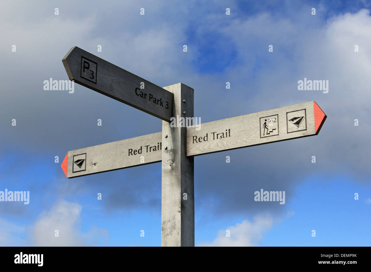 The Red Trail footpath along the cliffs at the Giant's Causeway near ...