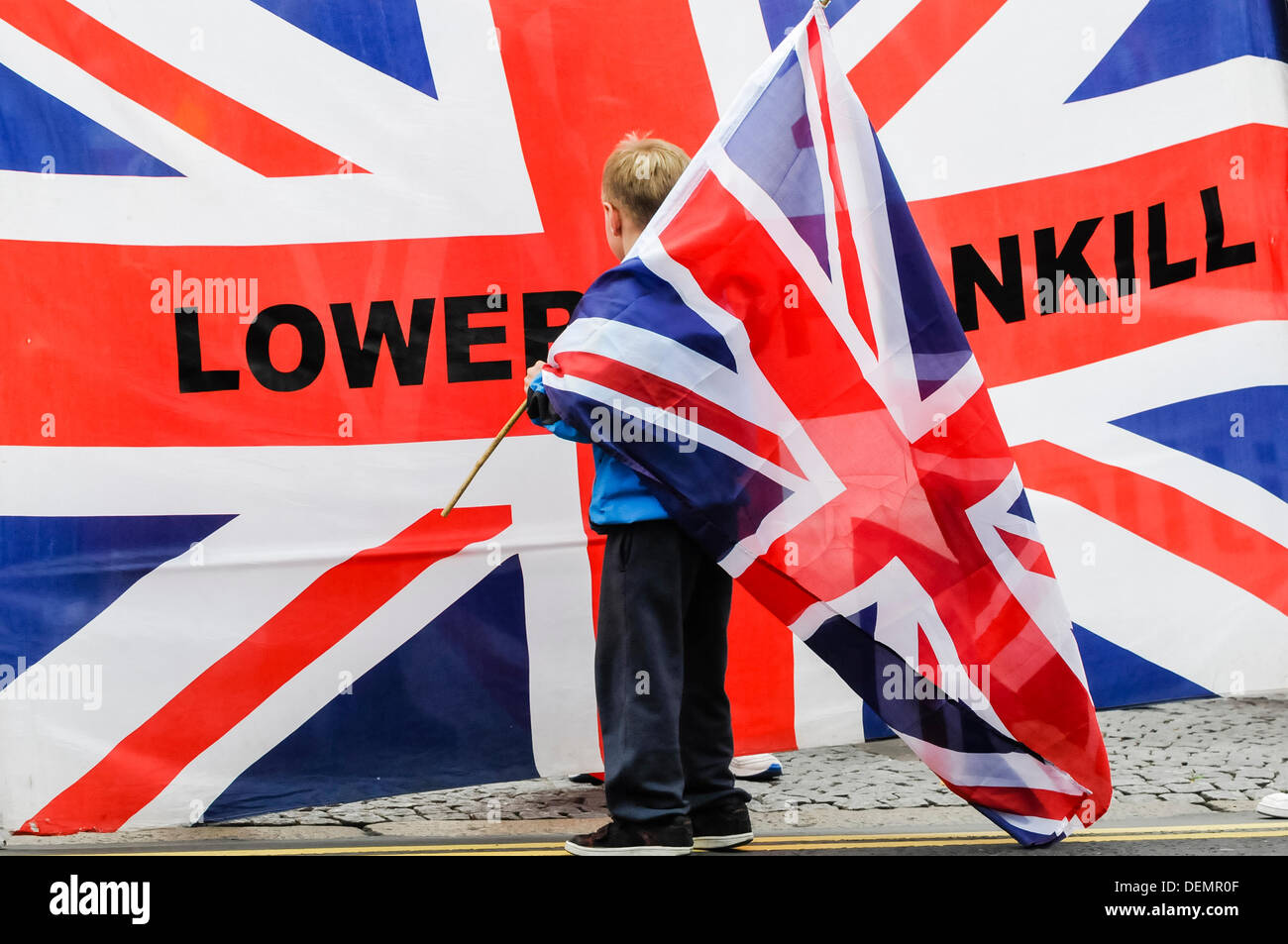 Union jacks shankill road hi-res stock photography and images - Alamy