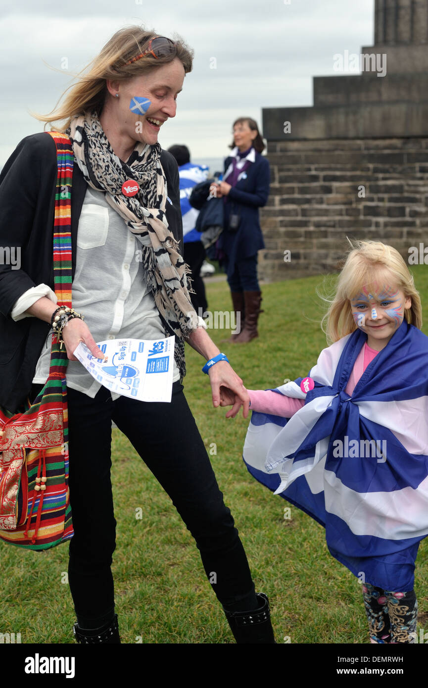 Scottish Pro-independence march Stock Photo - Alamy