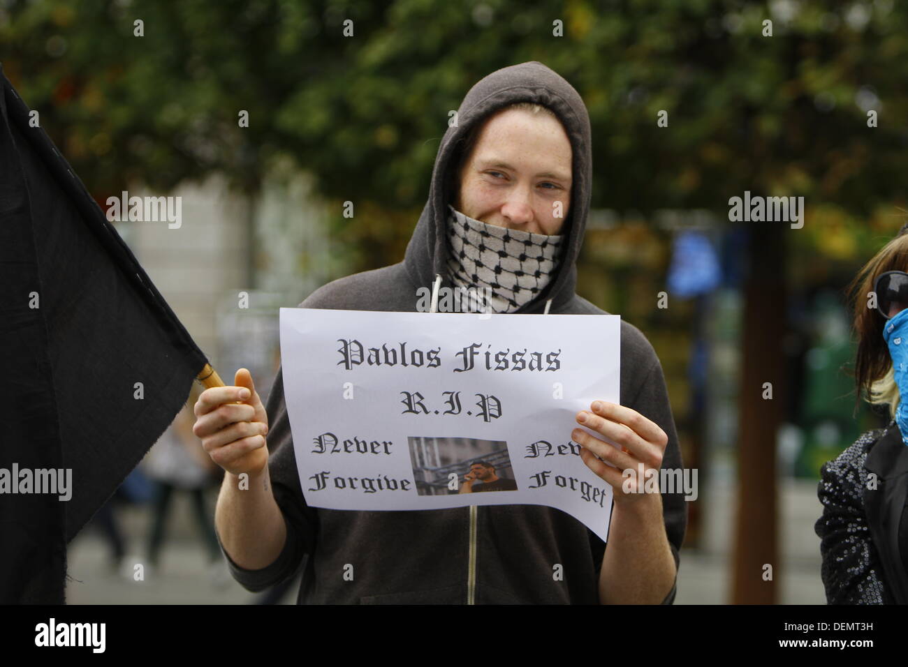 Anti fascist action flag hi-res stock photography and images - Alamy