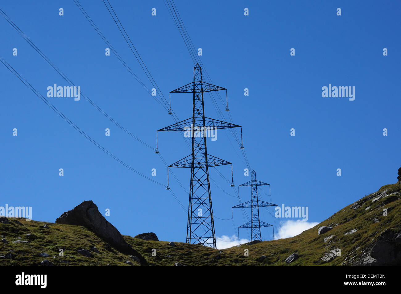 Swiss Power Lines High Resolution Stock Photography and Images - Alamy