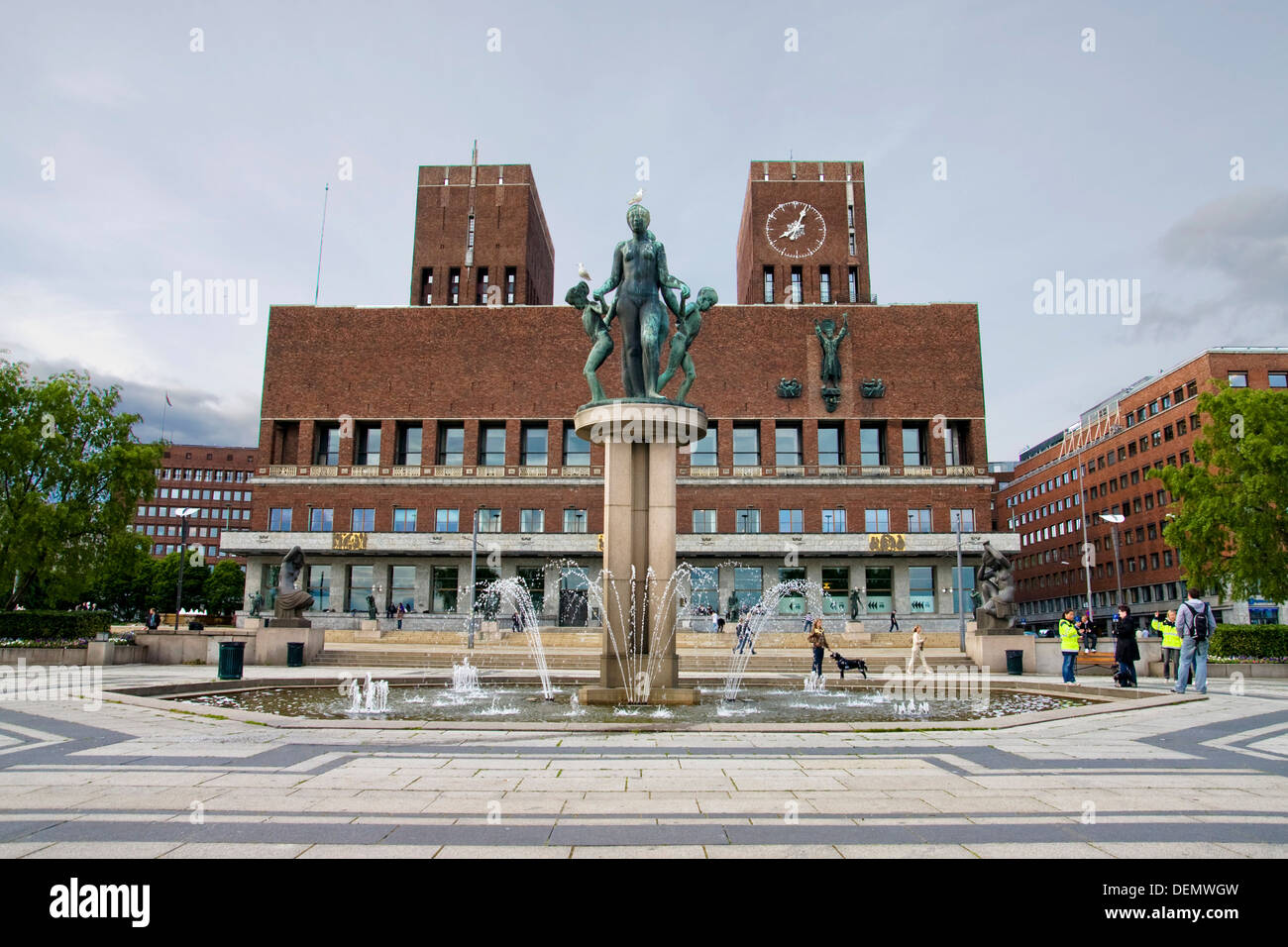 Oslo City Hall, Norway Stock Photo - Alamy