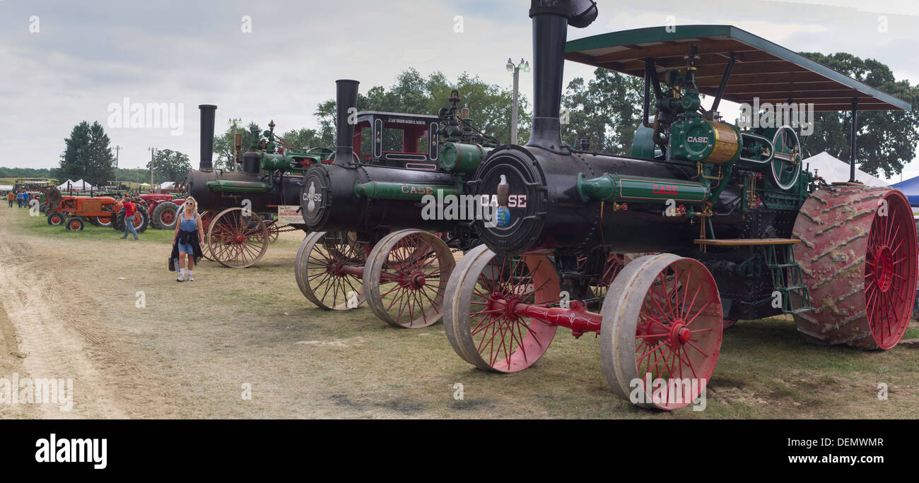 Antique j i case steam tractors hi-res stock photography and images - Alamy