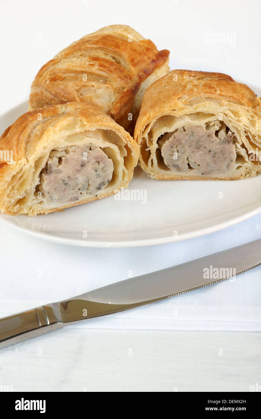 British savoury pastry snack hi-res stock photography and images - Alamy
