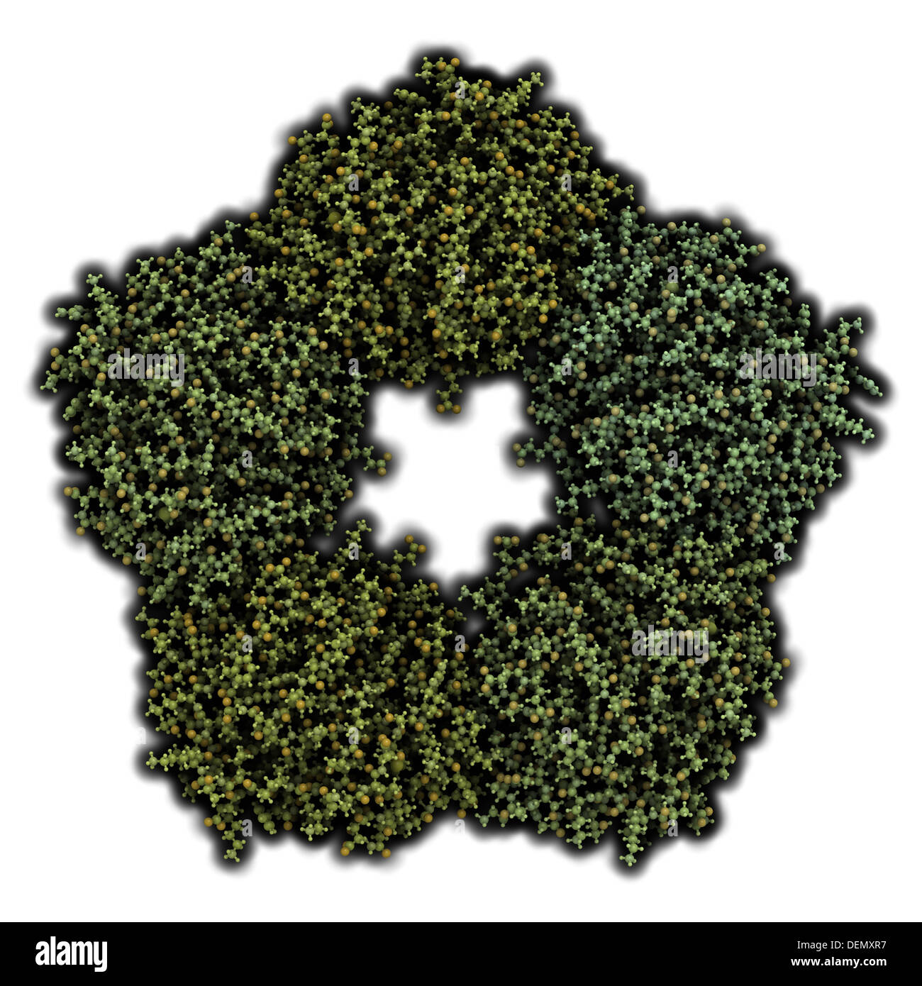 C-reactive protein (CRP, human) inflammation biomarker, chemical ...