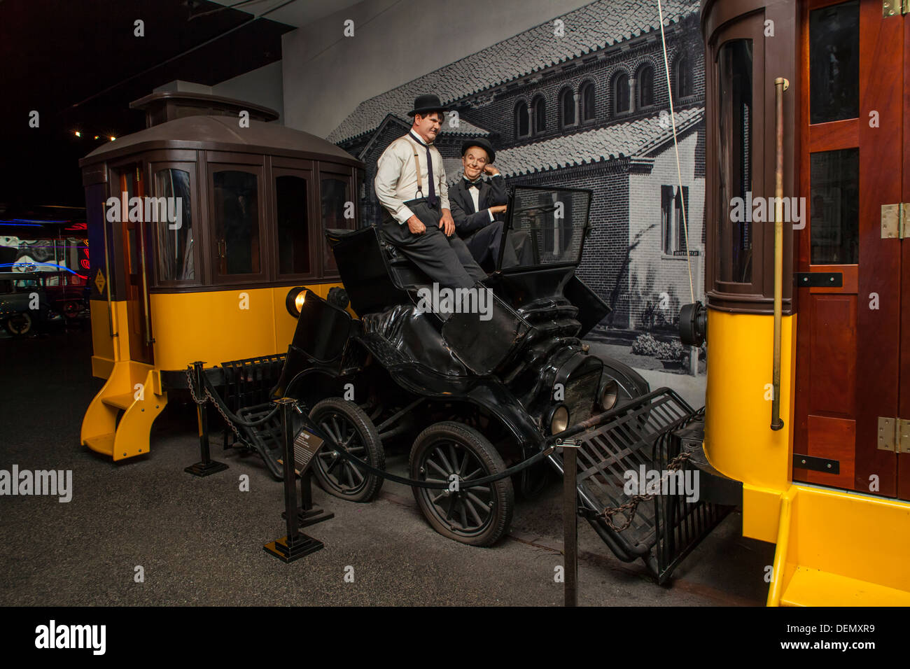 Laurel and hardy car hi-res stock photography and images - Alamy