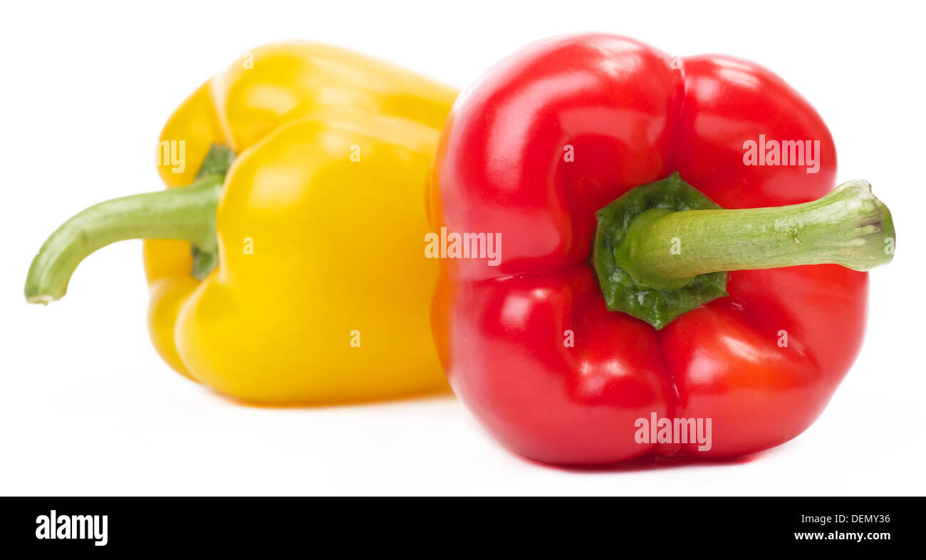 pepper on a white background Stock Photo - Alamy