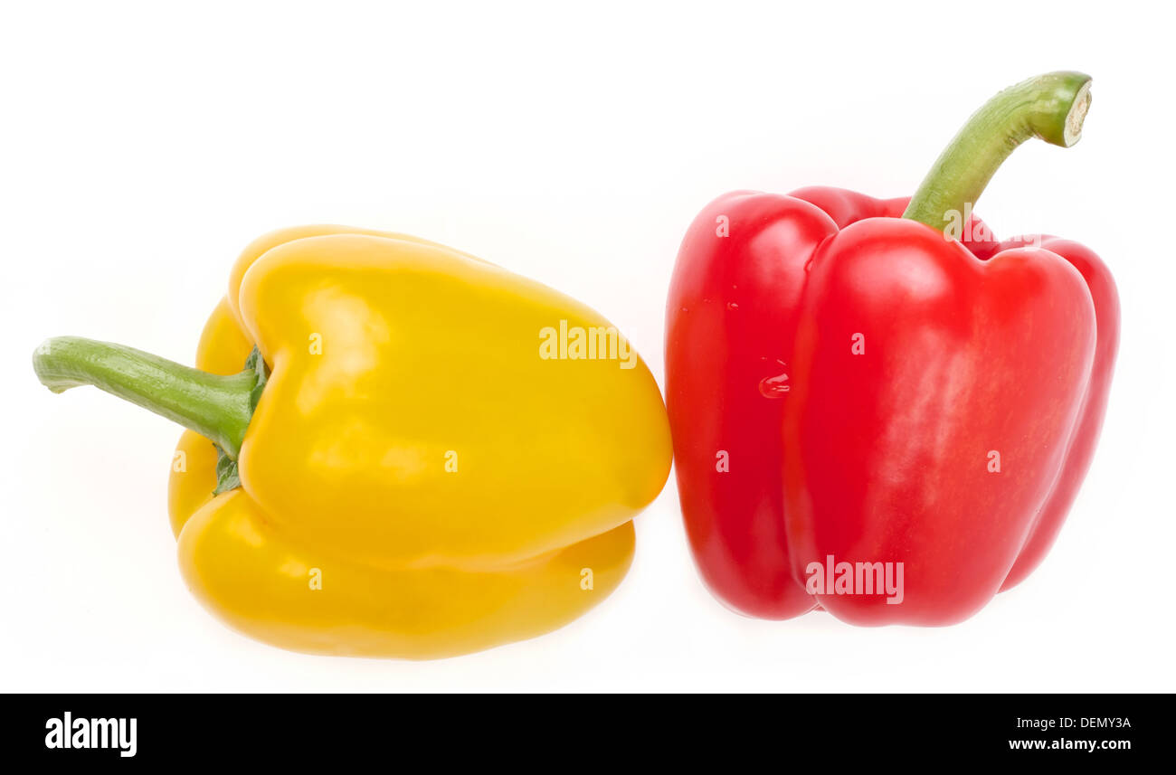 pepper on a white background Stock Photo - Alamy