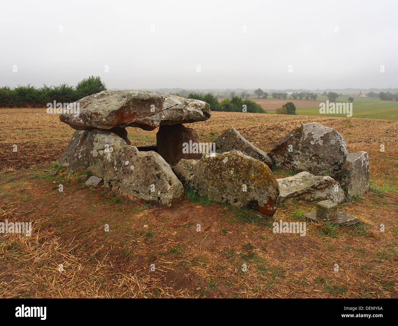 The Savatole Dolmen is an ancient burial chamber located in France ...