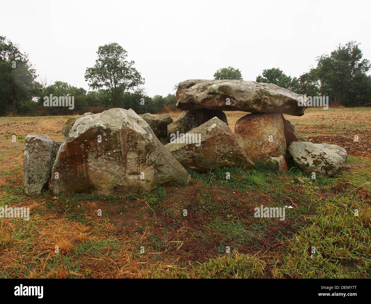 The Savatole Dolmen is a burial chamber, typically consisting of large ...