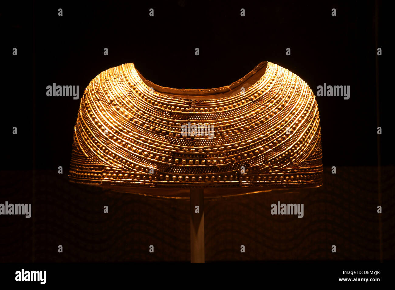 The Mold Cape a solid sheet ceremonial gold cape discovered in Wales ...