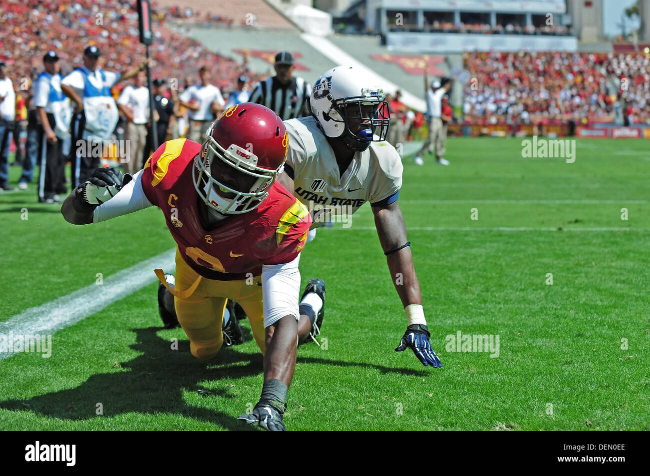 Los Angeles, CA. 21st Sep, 2013. USC Trojans wide receiver Marqise Lee ...