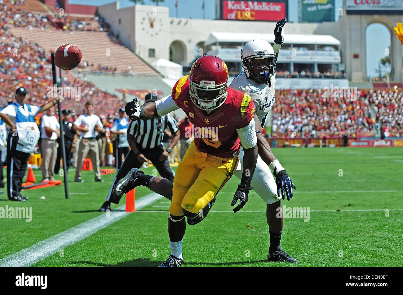 Los Angeles, CA. 21st Sep, 2013. USC Trojans wide receiver Marqise Lee ...