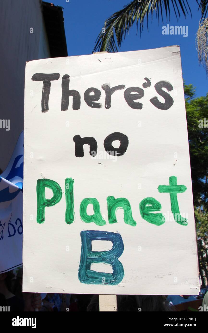 Climate Change Rally Protest Stock Photo - Alamy