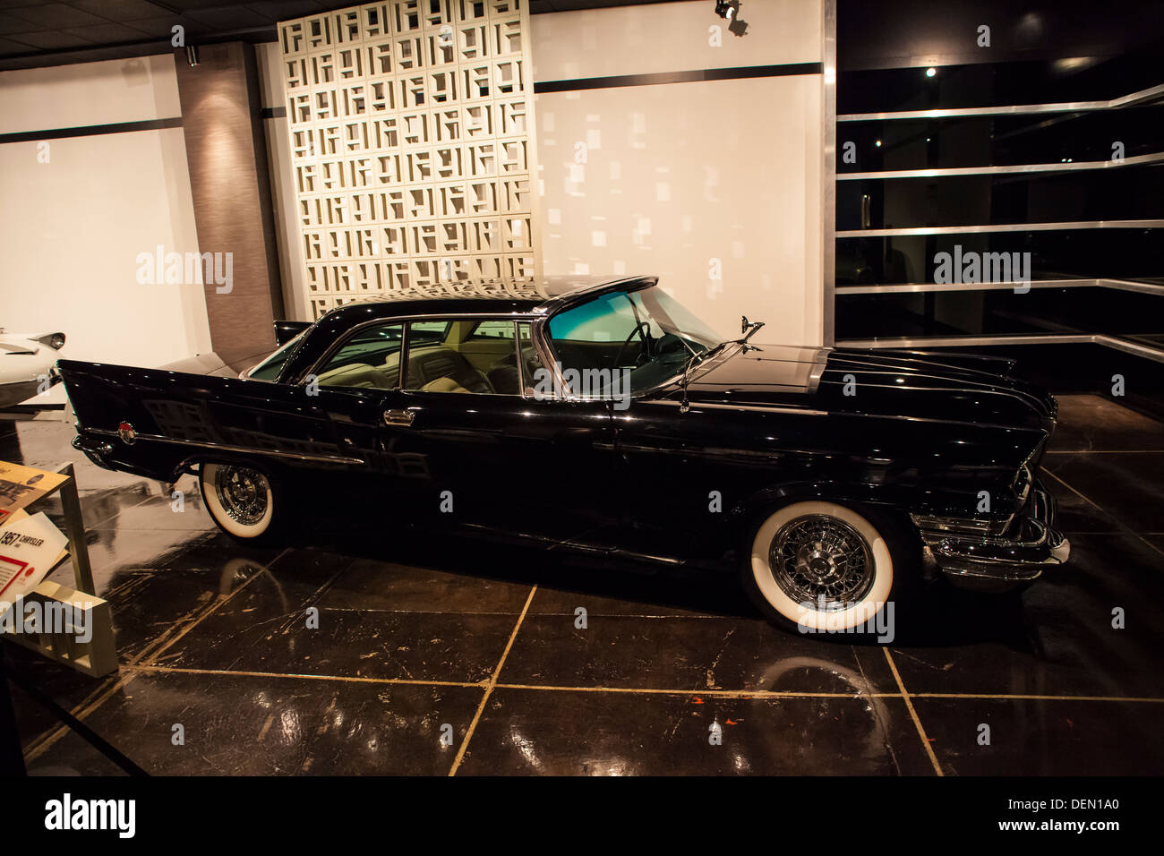 A 1957 Chrysler 300 at the Peterson Museum in Los Angeles California ...