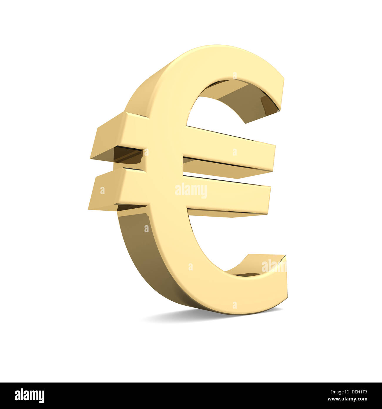 Gold euro symbol Stock Photo - Alamy