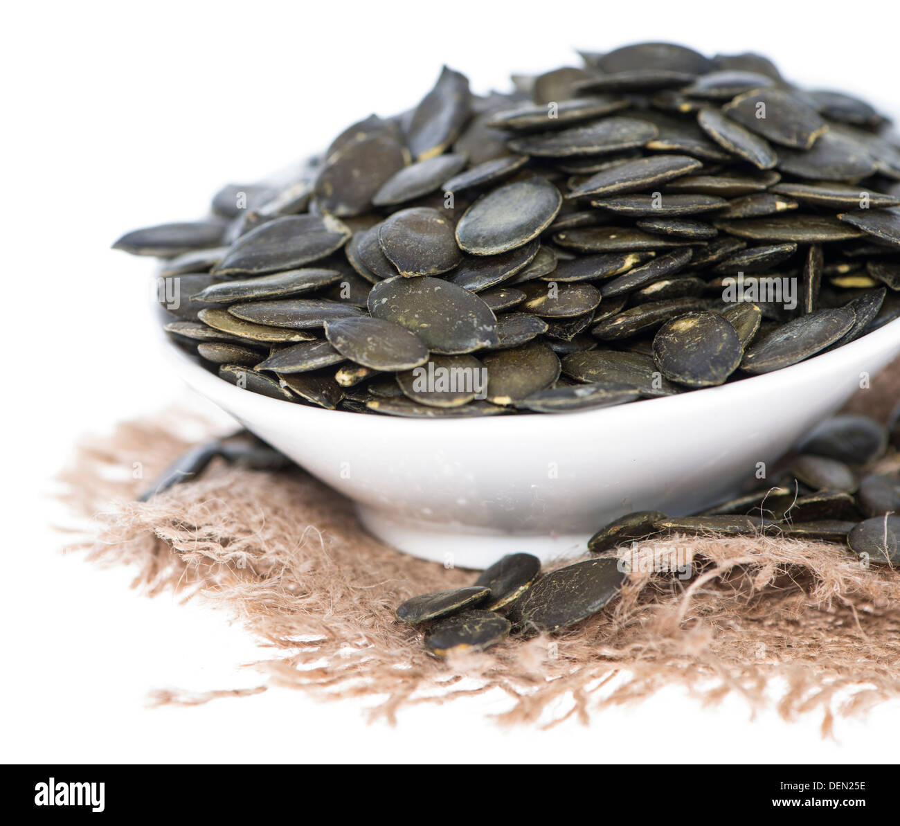 Isolated Pumpkin Seeds (on white background Stock Photo - Alamy