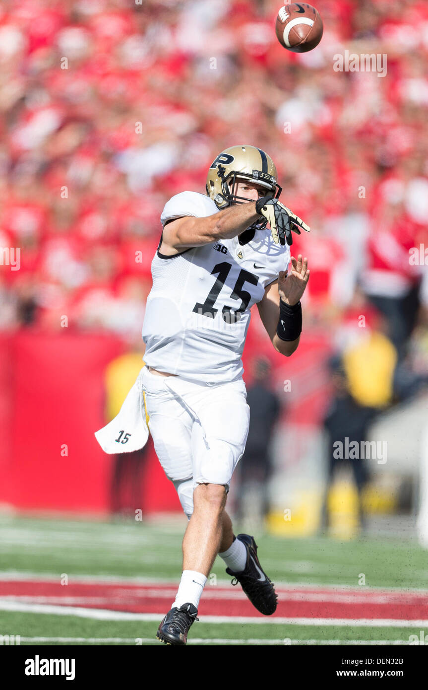 Madison, Wisconsin, USA. 21st Sep, 2013. September 21, 2013: Purdue ...