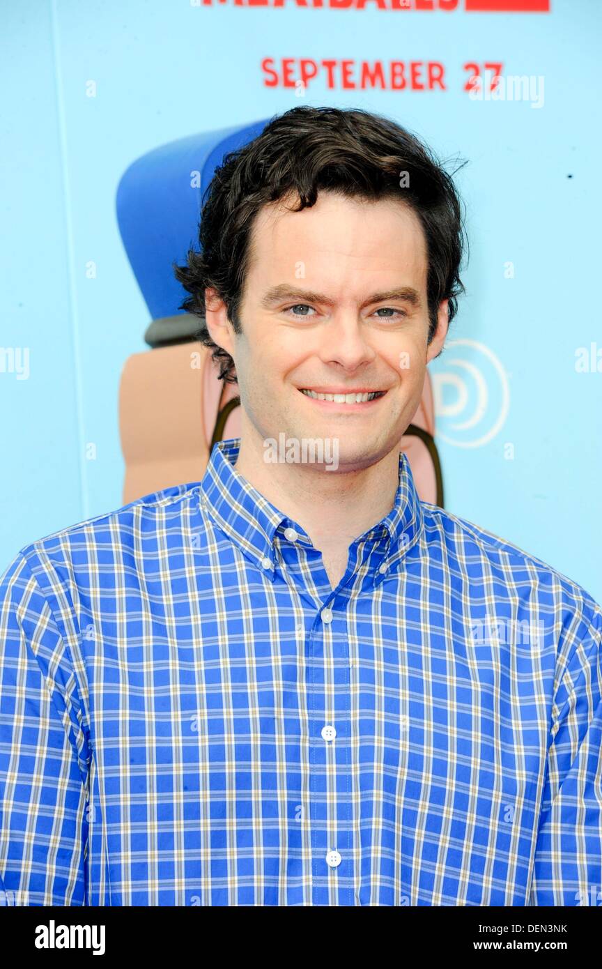 Los Angeles, CA. 21st Sep, 2013. Bill Hader at arrivals for CLOUDY WITH ...