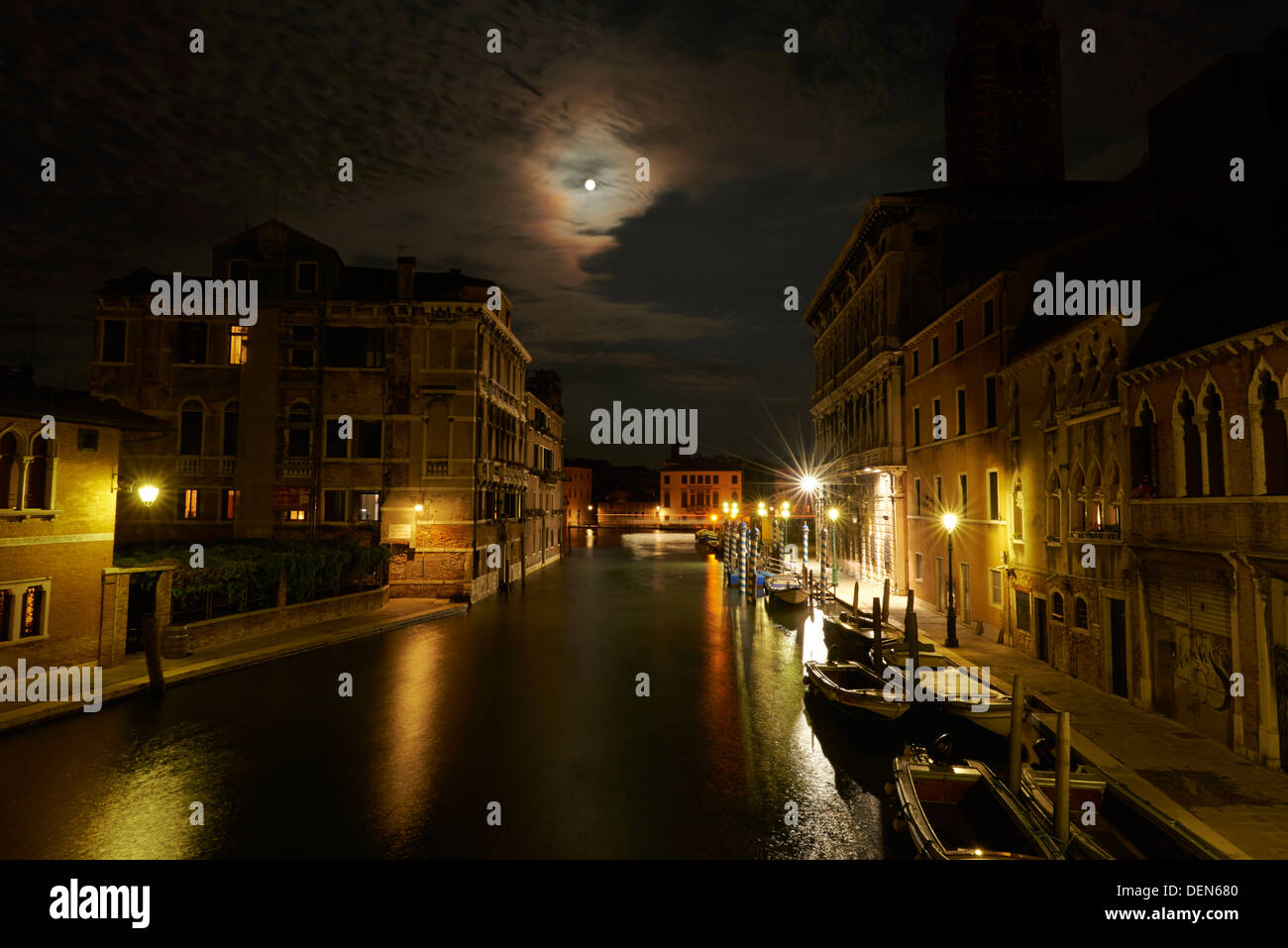 Venice nightscape hi-res stock photography and images - Alamy