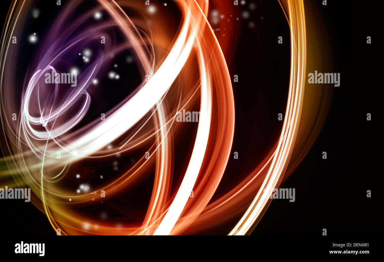 Abstract swirly lines futuristic space background Stock Photo - Alamy