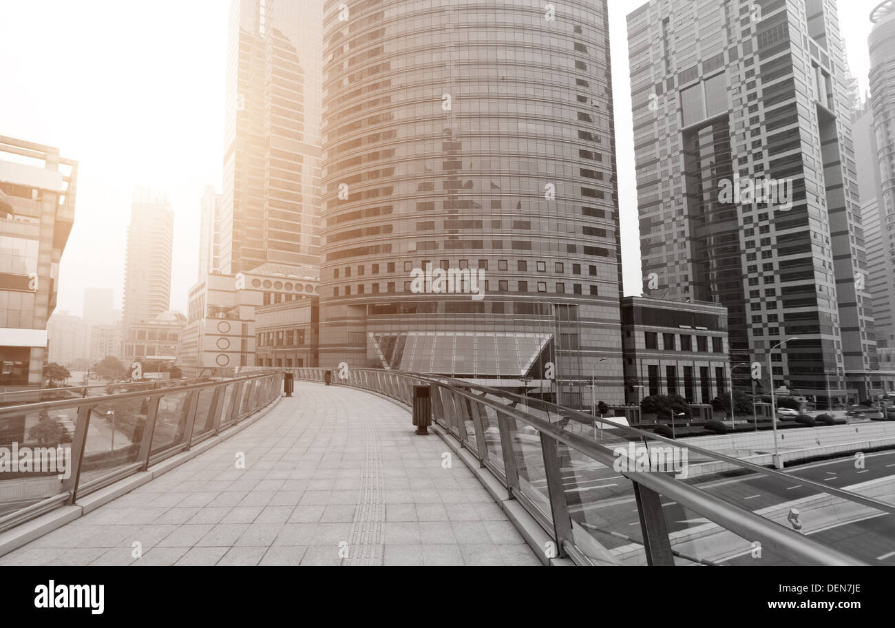 the modern building of the lujiazui financial centre in shanghai china ...