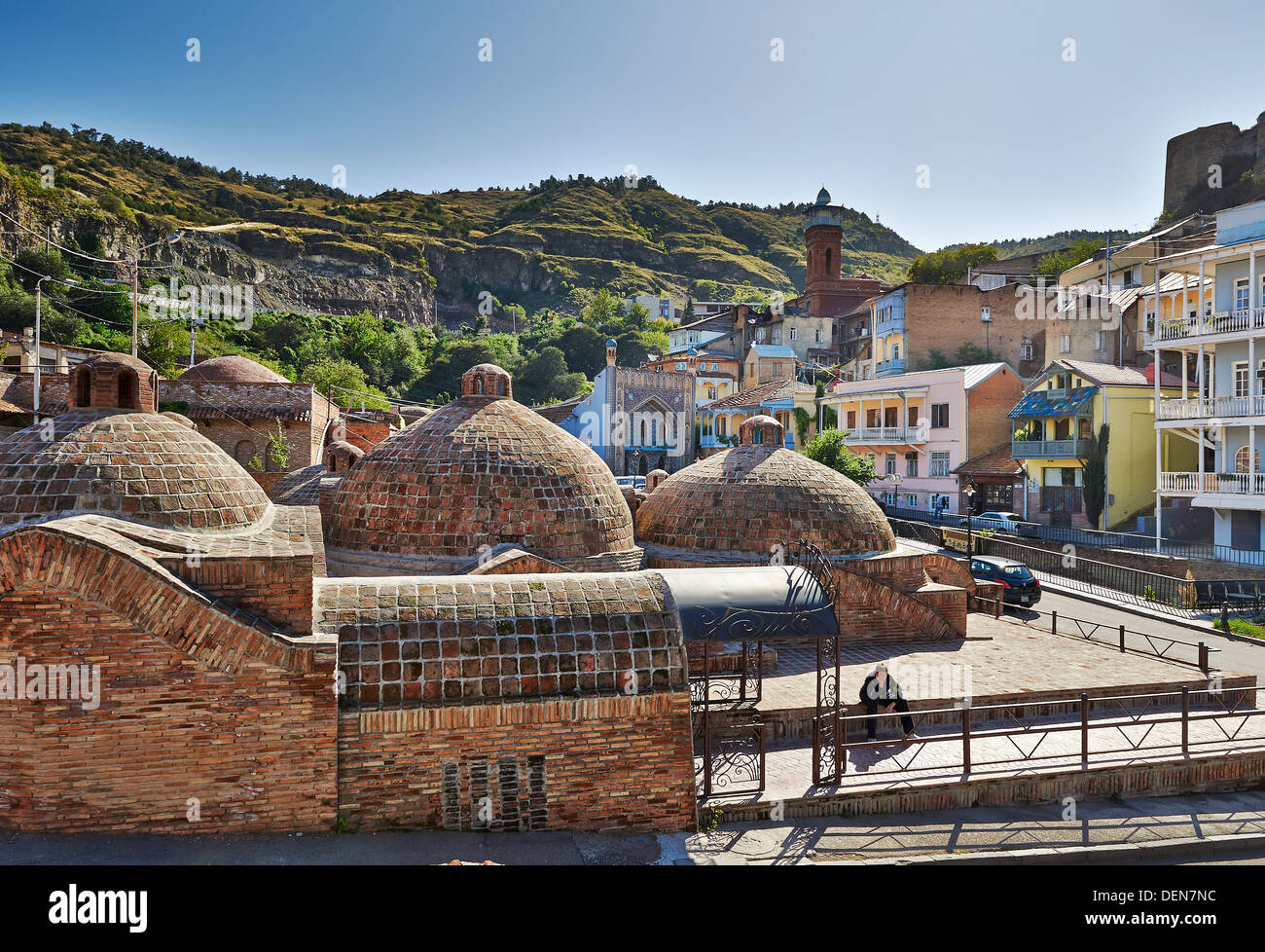 brick domed Sulfur Baths, Tbilisi, Georgia Stock Photo - Alamy