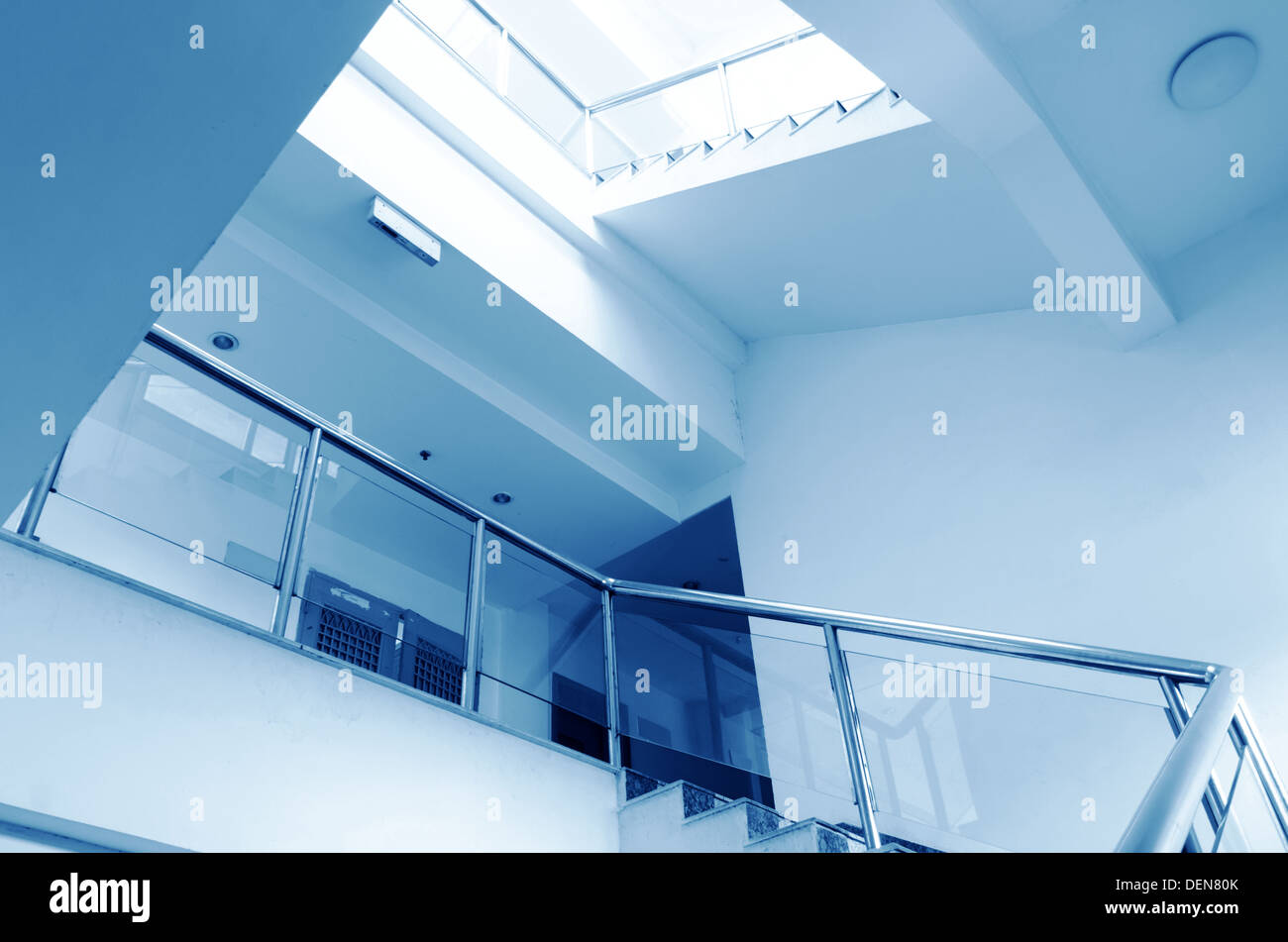 Rectangular rotating ladder, step by step, there is sense of ...