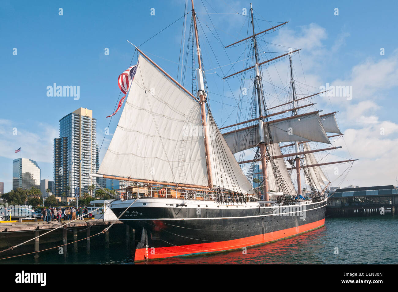 California, San Diego, Maritime Museum of San Diego, Star of India ...