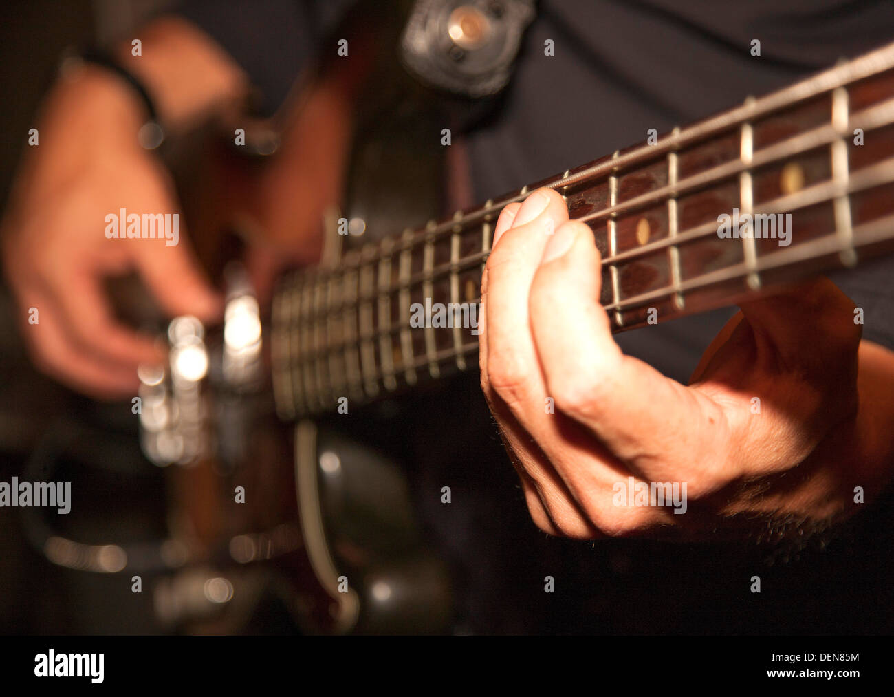 Electric guitar being played hi-res stock photography and images - Alamy