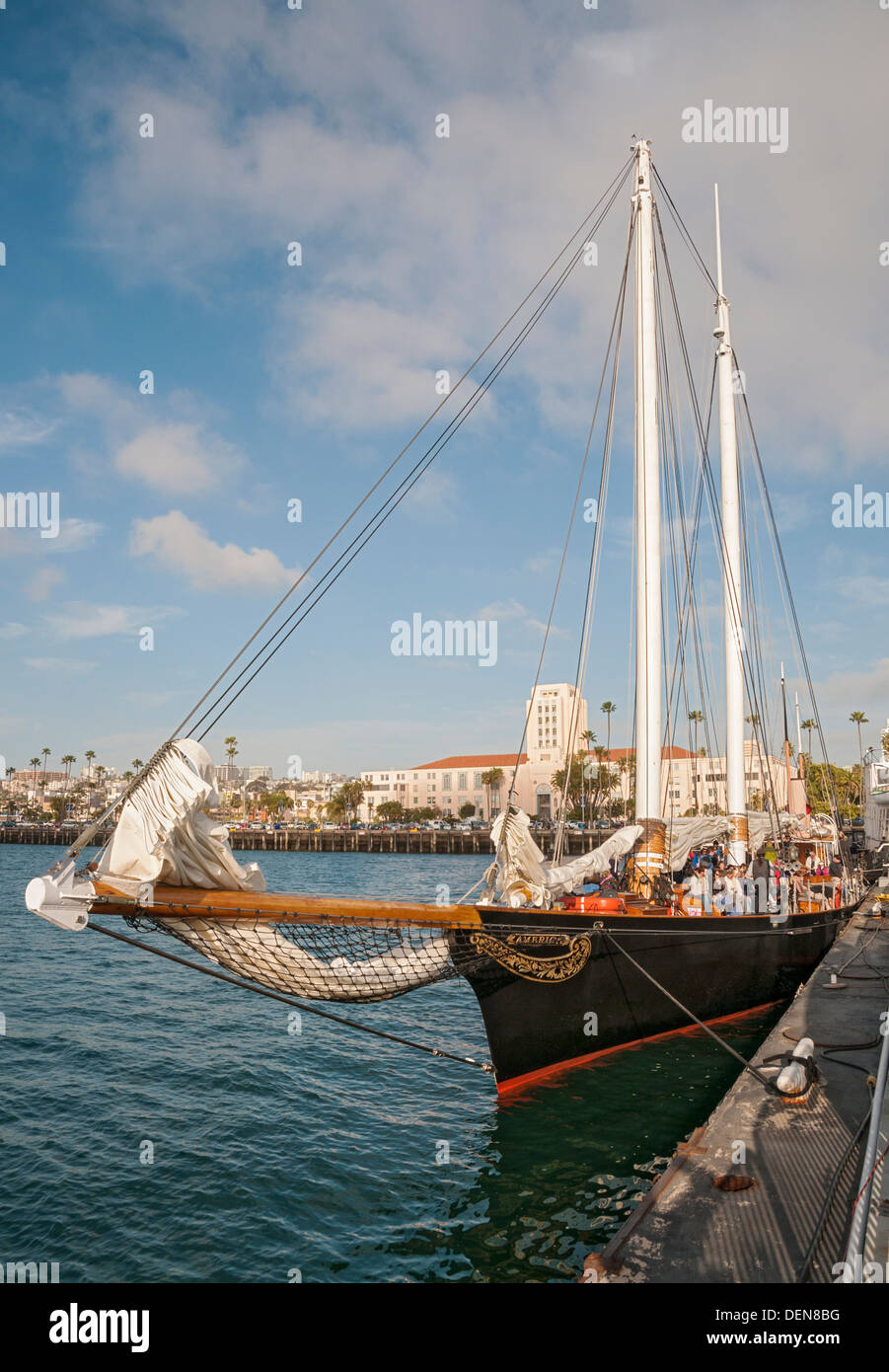 California, Maritime Museum of San Diego, 139-foot Replica Schooner of ...